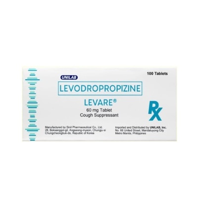 LEVARE, LEVARE 60mg 1 Tablet [PRESCRIPTION REQUIRED] | Watsons Philippines