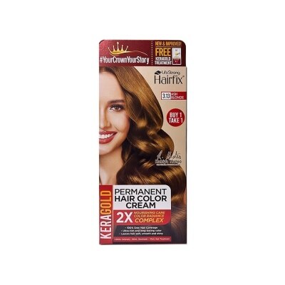 HAIRFIX, Hairfix Keragold Permanent Hair Color Cream 120Ml Ash Blonde ...