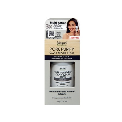MEGAN, MEGAN Eco Beauty Pore Purify Clay Mask Stick 40g | Watsons ...