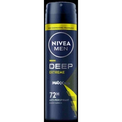 NIVEA, Nivea Men Deep Extreme Deo Spray 150Ml | Watsons Philippines