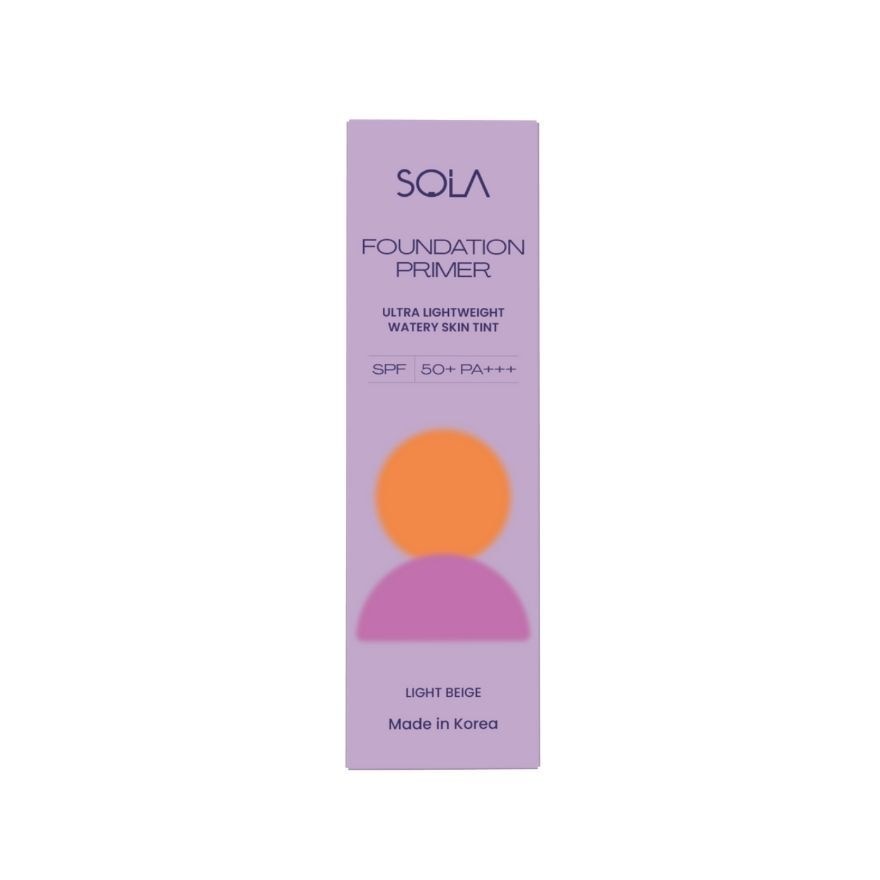 Sola Sola Foundation Primer Spf50 30ml Light Beige Watsons