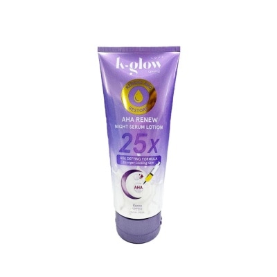 K GLOW, K GLOW AHA Renew Night Serum Lotion 300ml | Watsons Philippines