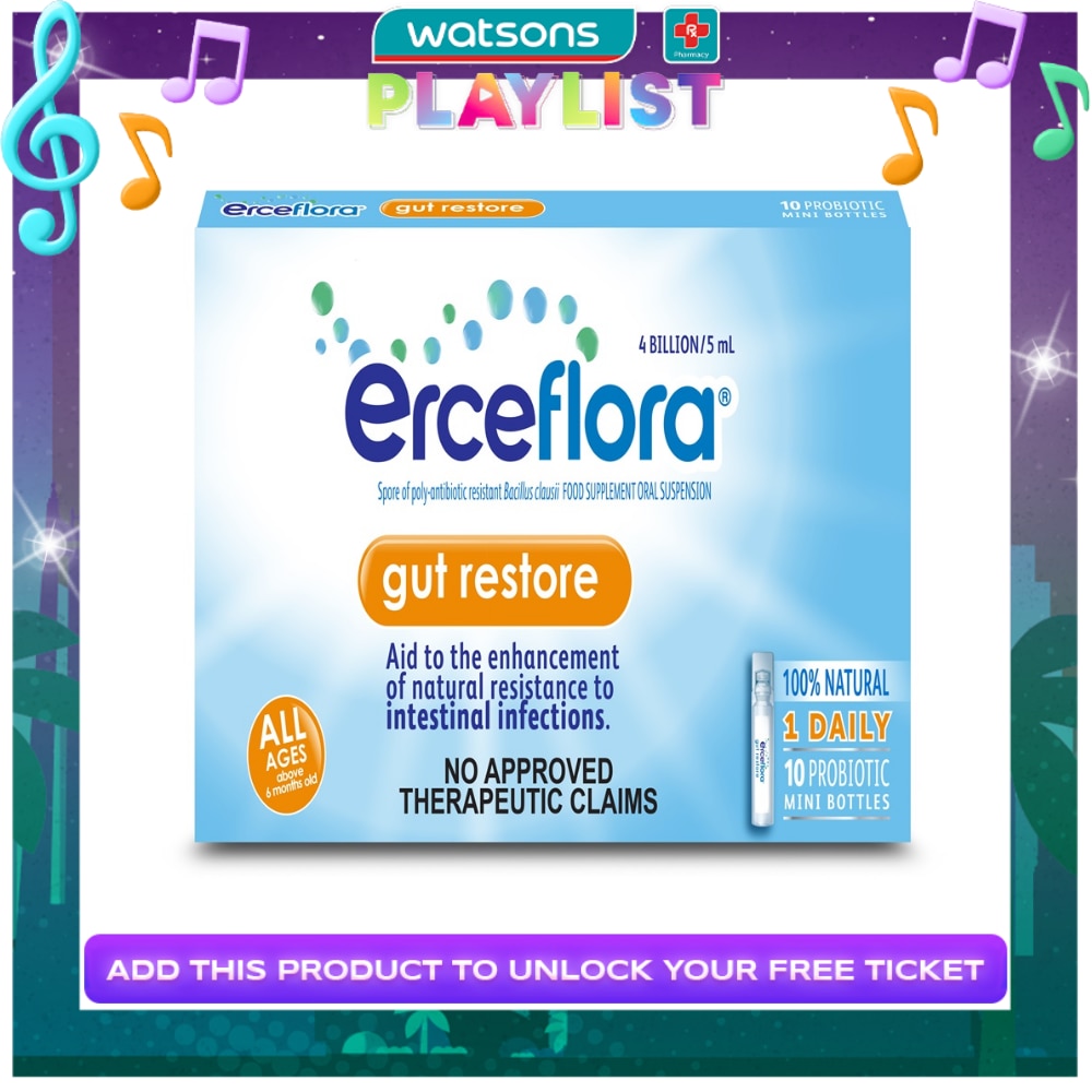 ERCEFLORA, Erceflora Gut Restore 10S | Watsons Philippines