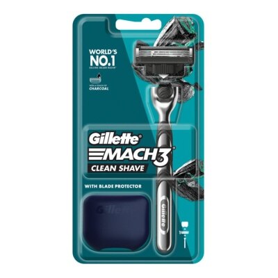 GILLETTE, Mach 3 Charcoal Razor 1Up | Watsons Philippines
