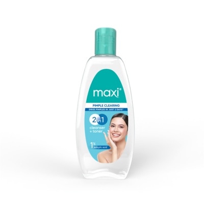 MAXI, MAXI Pimple Clearing Cleanser +Toner 135Ml | Watsons Philippines