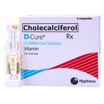 D CURE, D CURE 25000 IU/ML Oral Solution Sold Per Piece [PRESCRIPTION ...