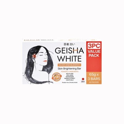 GEISHA WHITE, Geisha White Intense Bar 65g x 3 | Watsons Philippines