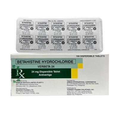 VERBETA, VERBETA-24 24mg Sold Per Piece [PRESCRIPTION REQUIRED ...