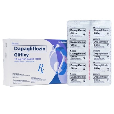 GLIFIXY, GLIFIXY DAPAGLIFLOZIN 10mg Film-Coated Tablet Sold Per Piece ...