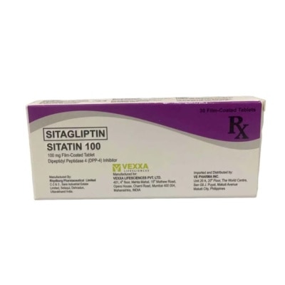 SITATIN, SITATIN 100mg Sold Per Piece [PRESCRIPTION REQUIRED] | Watsons ...