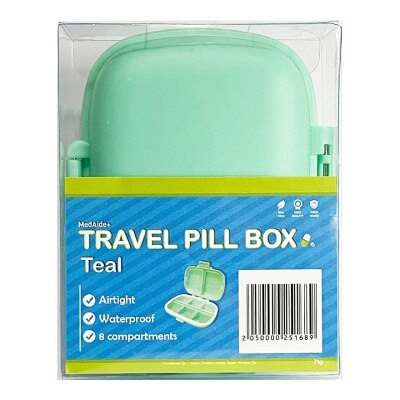 MEDAIDE, MEDAIDE Travel Pill Box - Teal | Watsons Philippines
