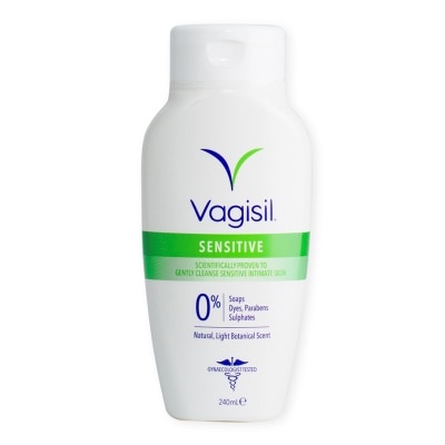 VAGISIL, VAGISIL Sensitive Daily Intimate Wash 240ml | Watsons Philippines