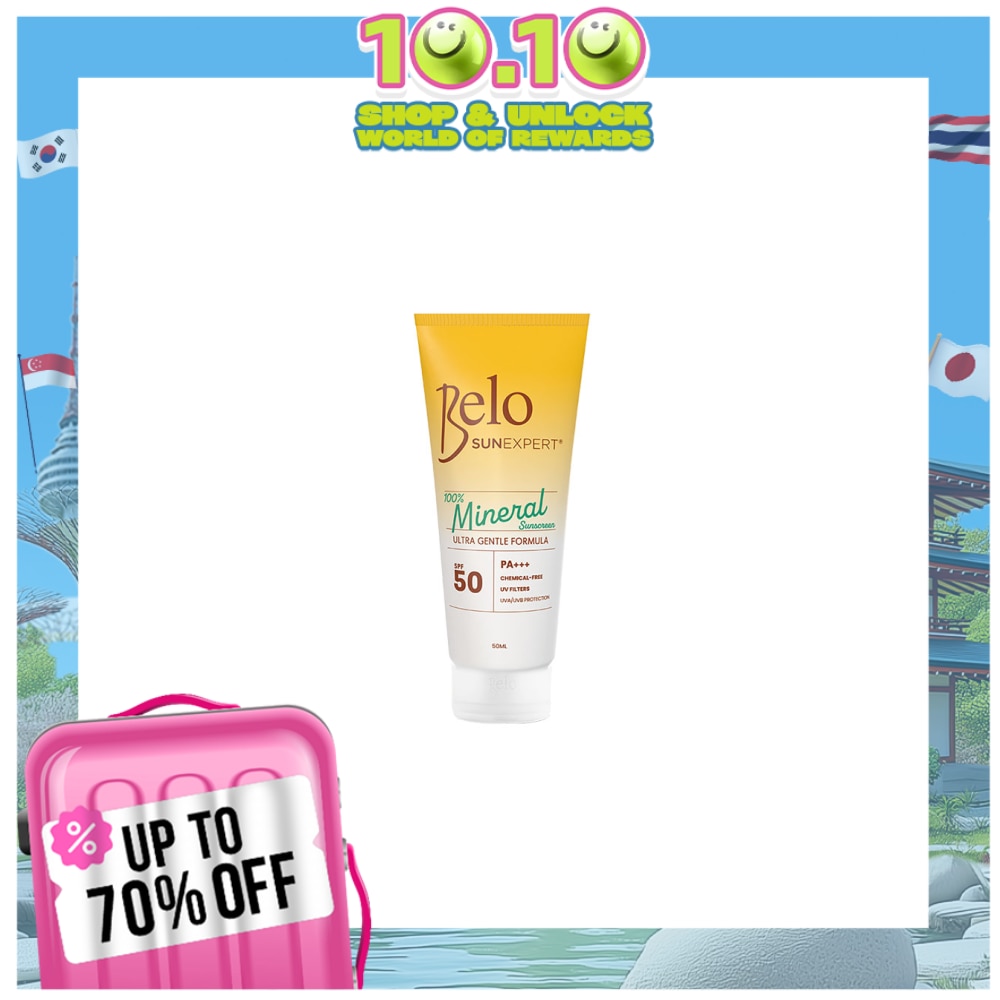 BELO, BELO SunExpert Mineral Ultra Gentle Sunscreen SPF50 PA+++ 50ml ...