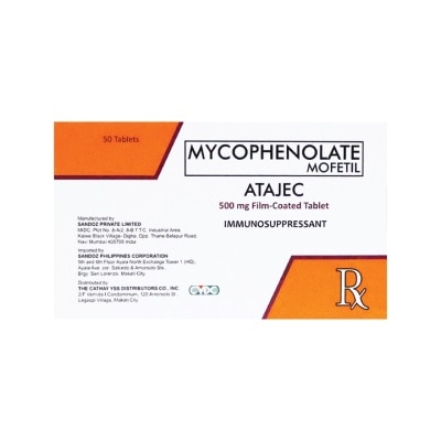 ATAJEC, ATAJEC Mycophenolate Mofetil 500mg Film-Coated Tablet ...