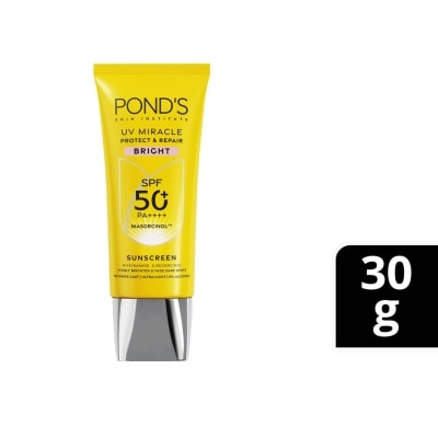 PONDS, PONDS UV Miracle Bright Sunscreen SPF 50+ PA++++ 30g | Watsons ...