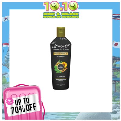 MORINGA, MORINGA-O2 Hair Fall Rescue Shampoo with Argan Oil 200ml ...