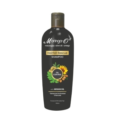 MORINGA, MORINGA-O2 Hair Fall Rescue Shampoo with Argan Oil 350ml ...