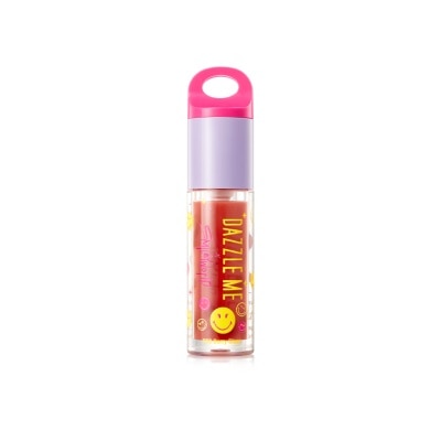 DAZZLE ME, DAZZLE ME x Smiley World Over Glow Lip Oil R98 Berry Glaze 3.8g | Watsons Philippines