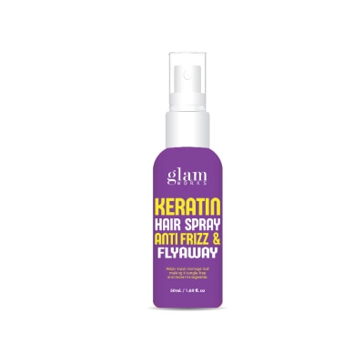 GLAMWORKS, GLAMWORKS Keratin Hair Spray Anti Frizz & Fly Away 50ml ...