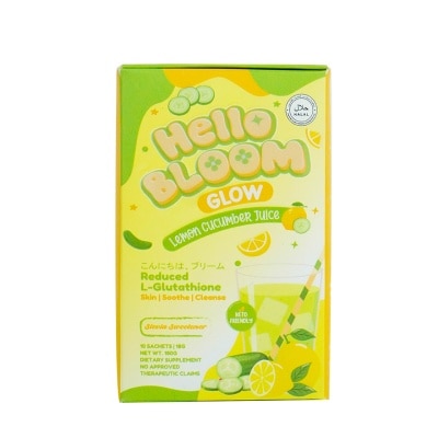 HELLO BLOOM, HELLO BLOOM Glow Lemon Cucumber Juice 180g | Watsons Philippines