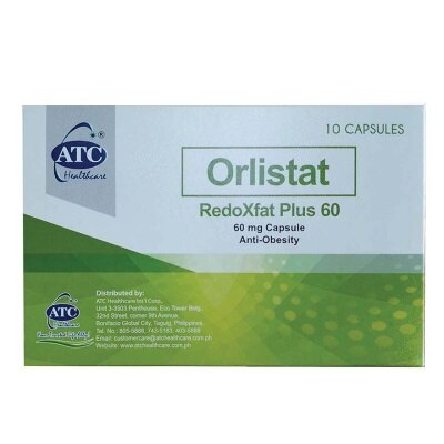 ATC HEALTH, ATC HEALTH Redoxfat Plus 60 Orlistat 10s x 60mg | Watsons ...