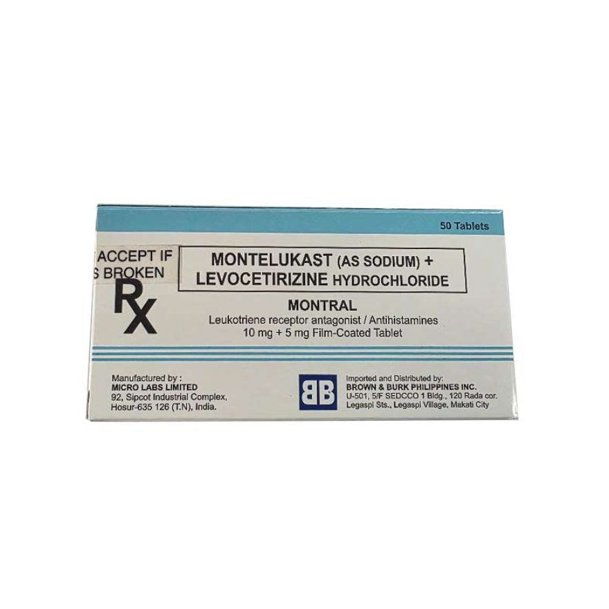 MONTRAL, MONTRAL 10mg +5mg Film Coated Tablet Sold Per Piece ...