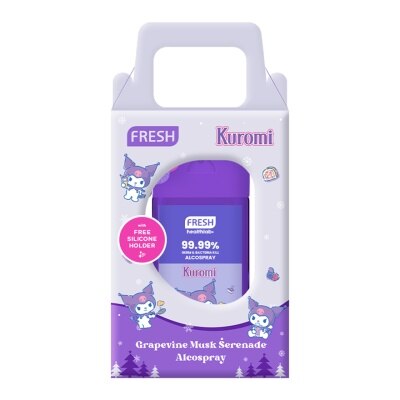 FRESH, FRESH Alcospray Kuromi with Free Silicone Holder 60ml | Watsons ...