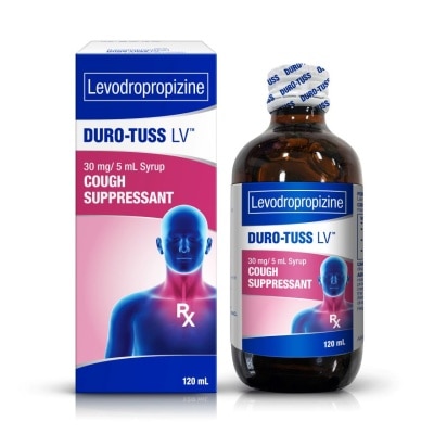 DURO TUSS, DURO-TUSS LV 30mg/5ml Syrup 120ml [PRESCRIPTION REQUIRED ...