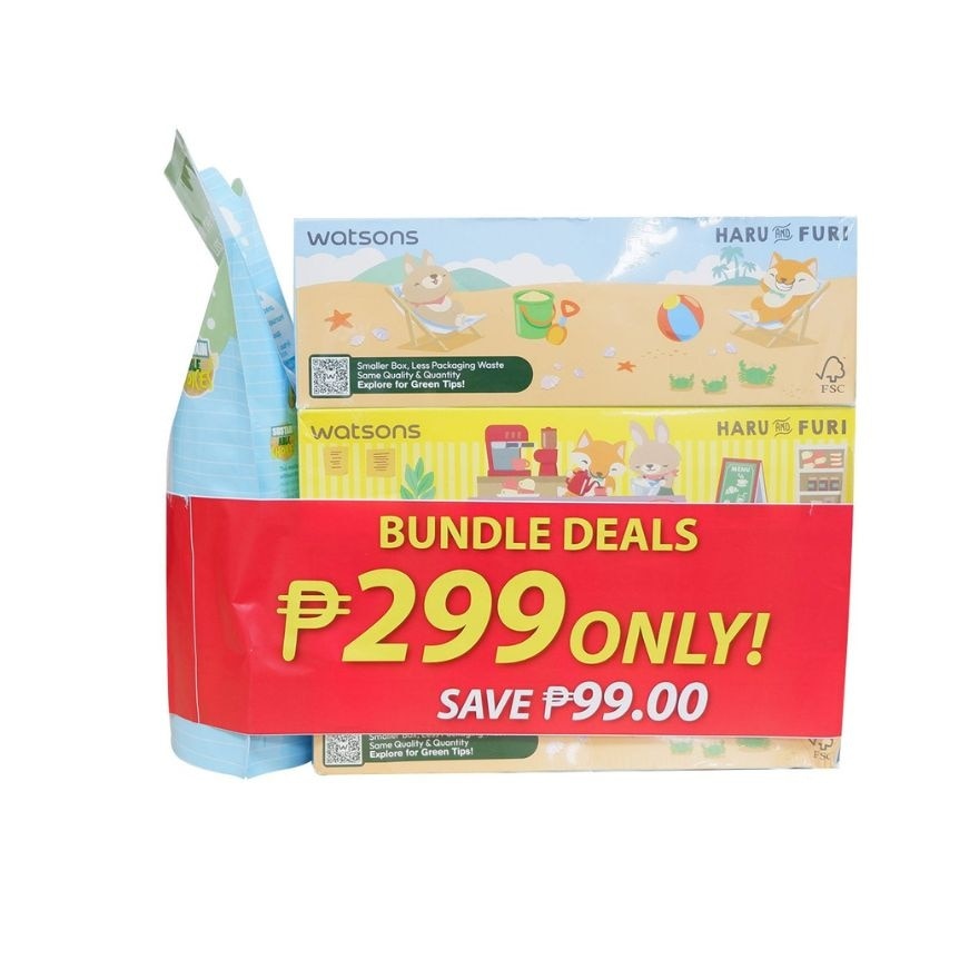 WATSONS, WATSONS Harufuri Tissue with Milk Bath Bundle | Watsons ...