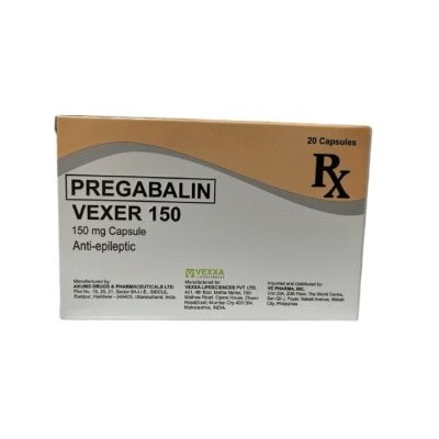 VEXER, VEXER 150mg Capsule Sold Per Piece [PRESCRIPTION REQUIRED ...