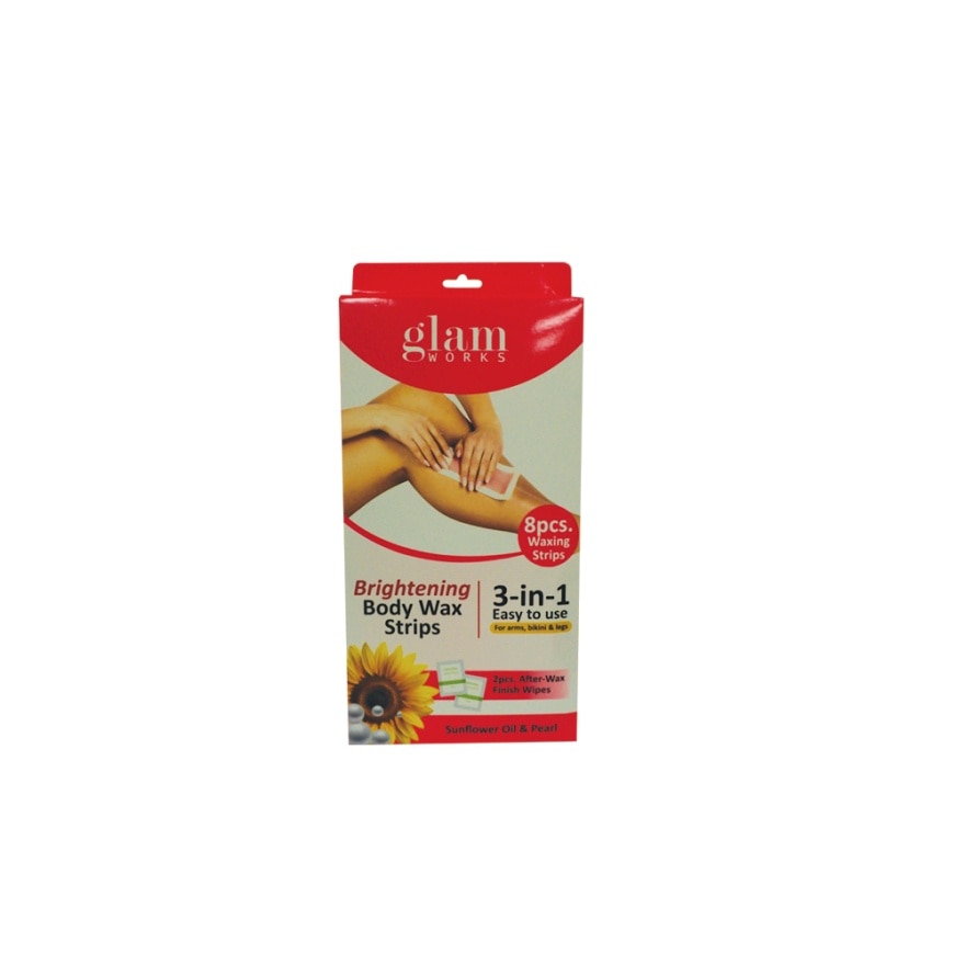 GLAMWORKS, GLAMWORKS Body Wax Strips Sun Flower and Pearl 8s | Watsons ...