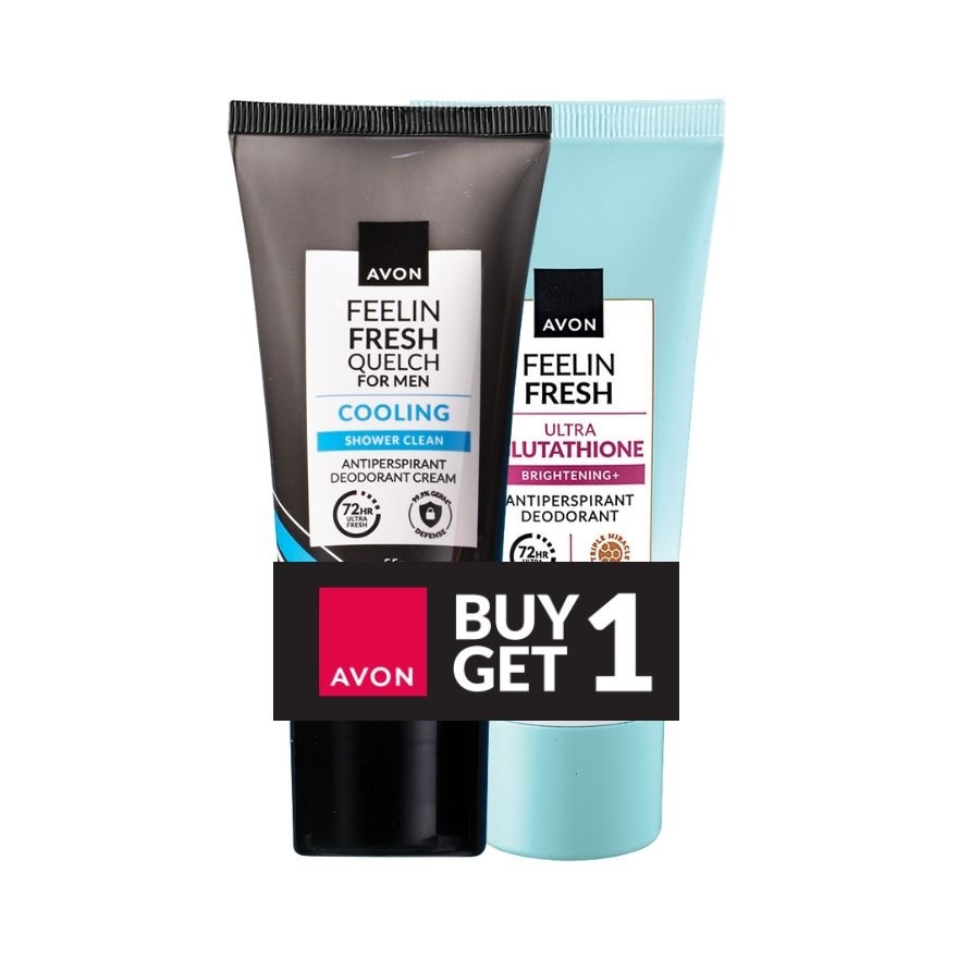 AVON, AVON Feelin Fresh Quelch For Men Cooling Shower Clean & Ultra ...