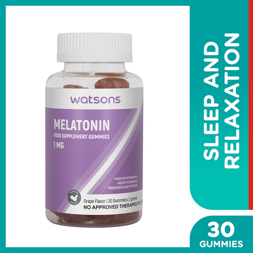 WATSONS GENERICS, WATSONS GENERICS Melatonin 1mg 30 Gummies | Watsons ...