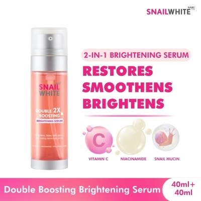 SNAILWHITE, SNAILWHITE Double Boosting Brightening Serum 40ml + 40ml ...
