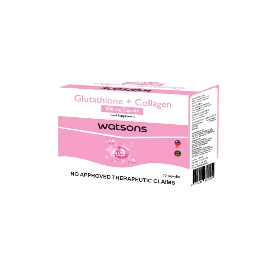 WATSONS GENERICS, WATSONS GENERICS Glutathione + Collagen 800mg Sold ...